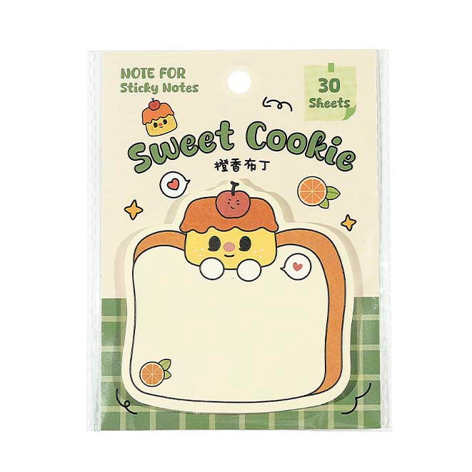 Note For | Notas Adhesivas Sweet Cookie Orange Pudding