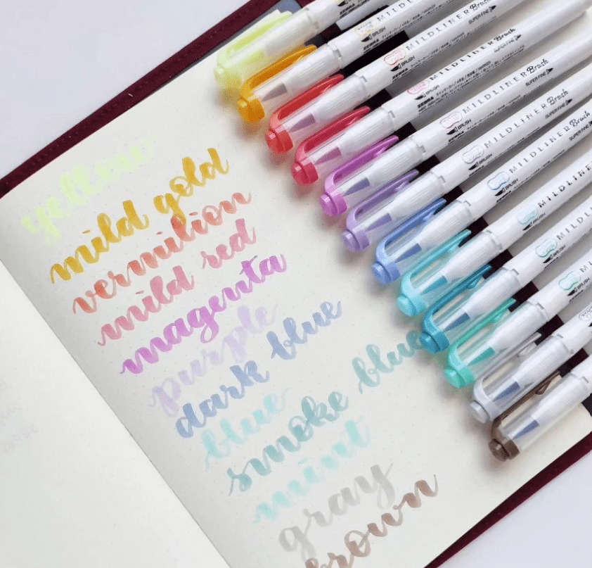 Bolígrafos lettering