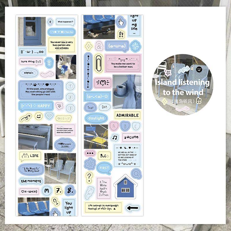 Infeel.me | Pegatinas en Rollo Cosmic Radio Island Listening To The Wi