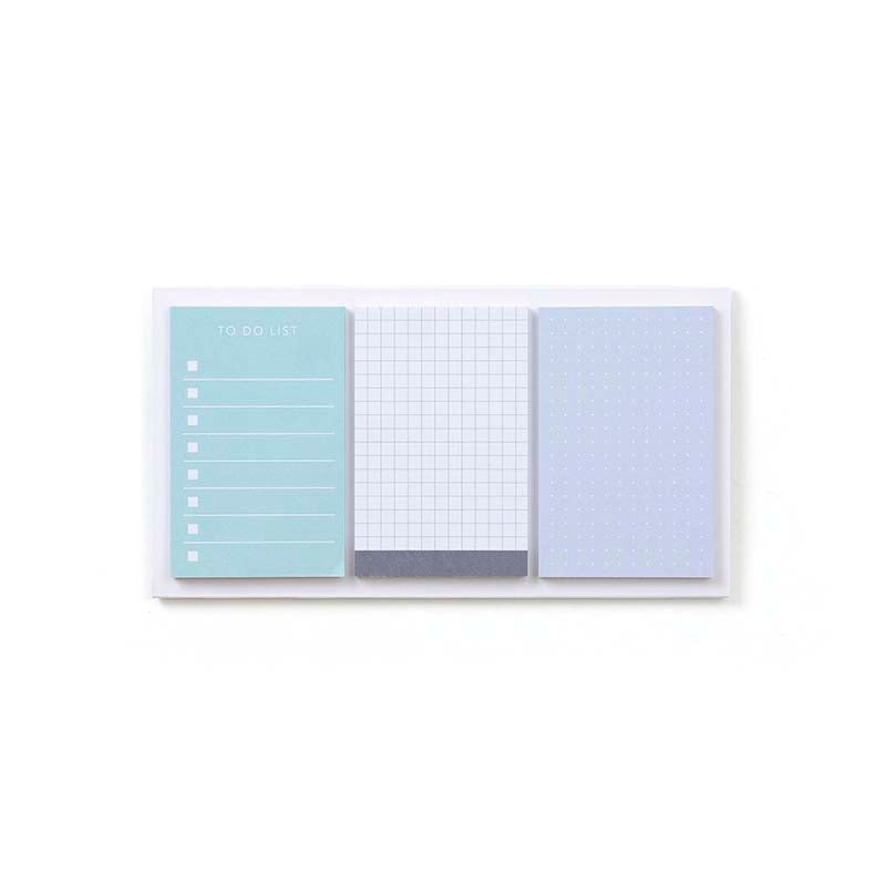 King Jim | Set de Notas Adhesivas EMILY Memo Pale Blue