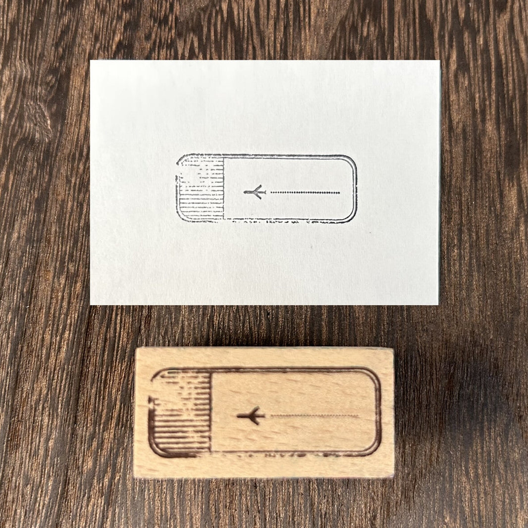 Art CO | Airplane Label Stamp