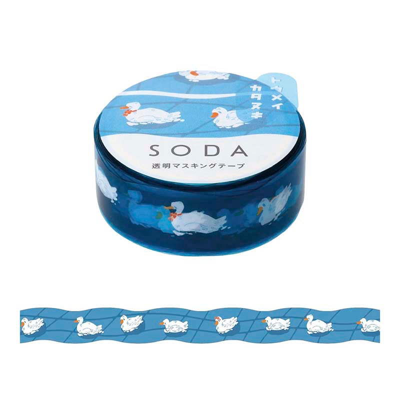 King Jim | SODA Transparent Pet Tape Duck Pond (15mm)