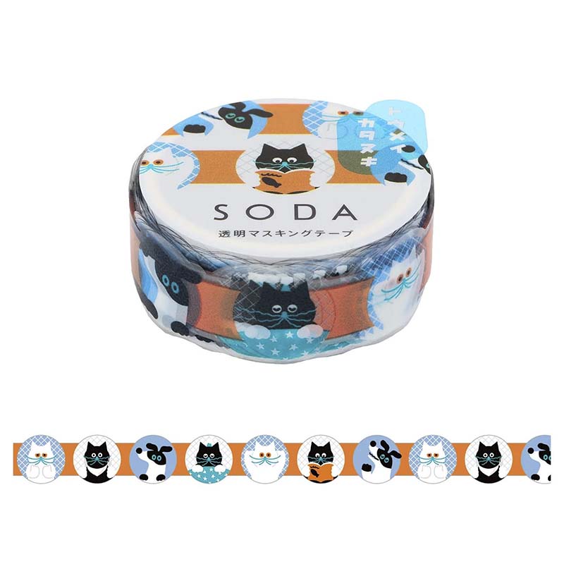 King Jim | SODA Transparent Pet Tape Face (15mm)