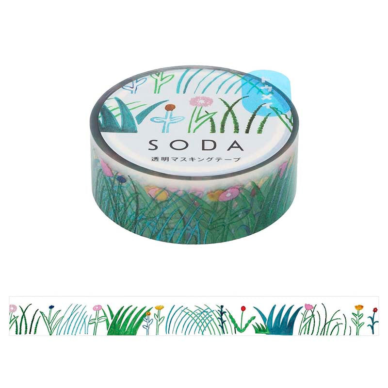 King Jim | SODA Transparent Pet Tape Grass (15mm)