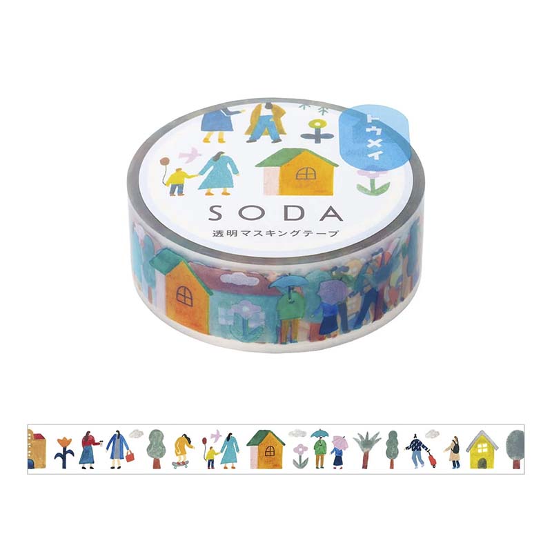 King Jim | SODA Transparent Pet Tape Life (15mm)