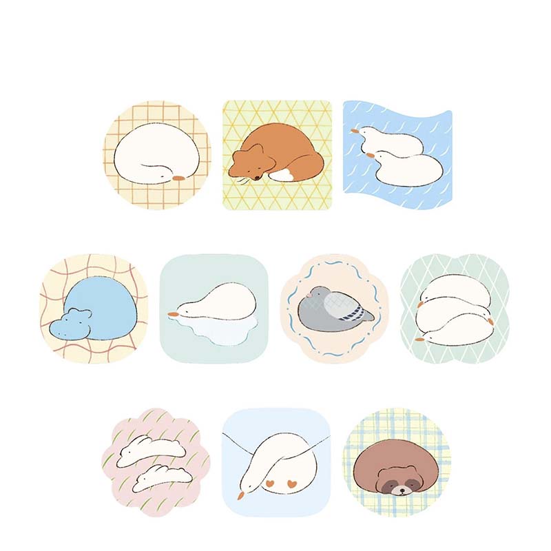 King Jim | Pegatinas en Rollo SODA Transparent Pet Relaxed (30mm)