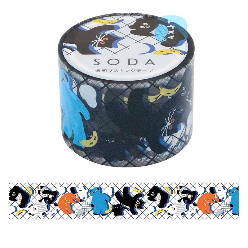 King Jim | SODA Transparent Pet Tape Toys (30mm)