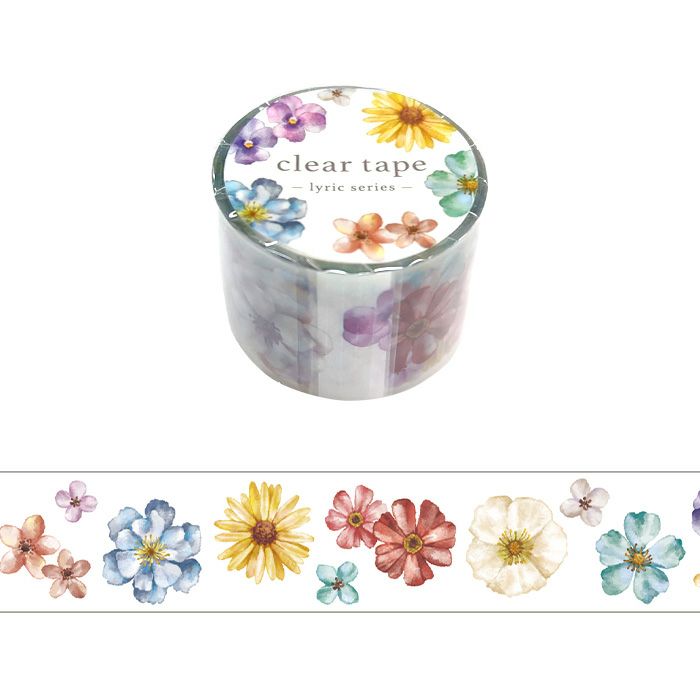 Mind Wave | Lyric Series Flower Bloom Clear PET Tape