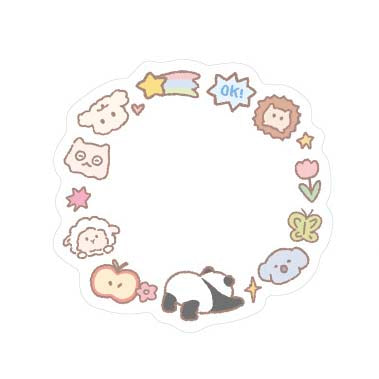 Note For | Notas Adhesivas Cute Bubble Box Animal Planet