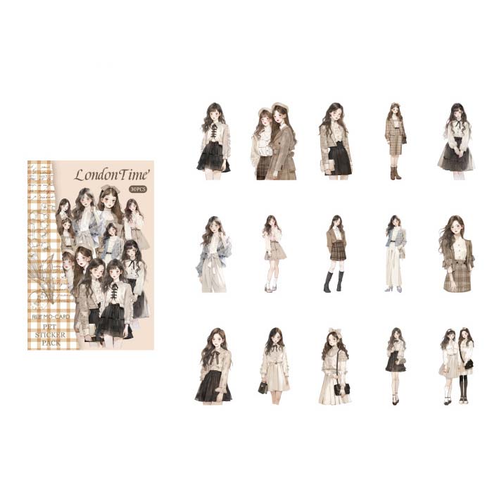 Mo Card | Pegatinas Life Tidbits London Girl